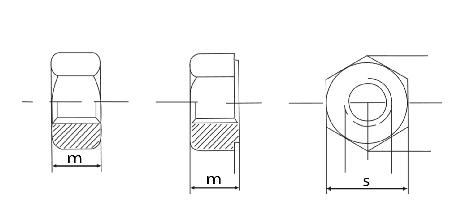 2. Nut Dimension & Weight – RAYONG TRADING & SERVICE CO., LTD.